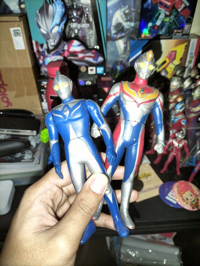 Sofubi Ultraman 6.5 inch Ultraman Dyna and Ultraman Cosmos, Hobbies & Toys, Toys & Games on ...