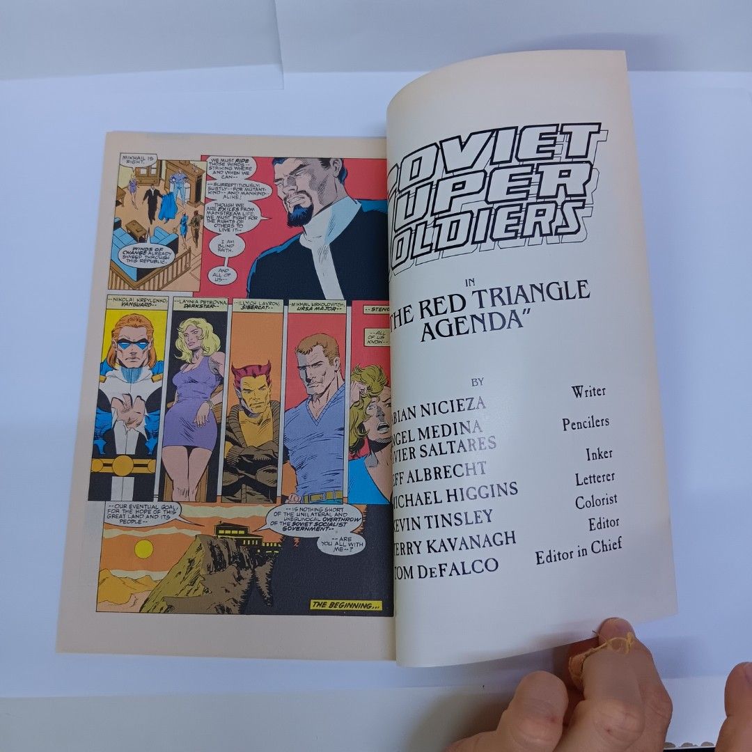 Soviet Super Soldiers #1 (1992) VF. 1st Airstrike, 1st Vostok. Marvel ...