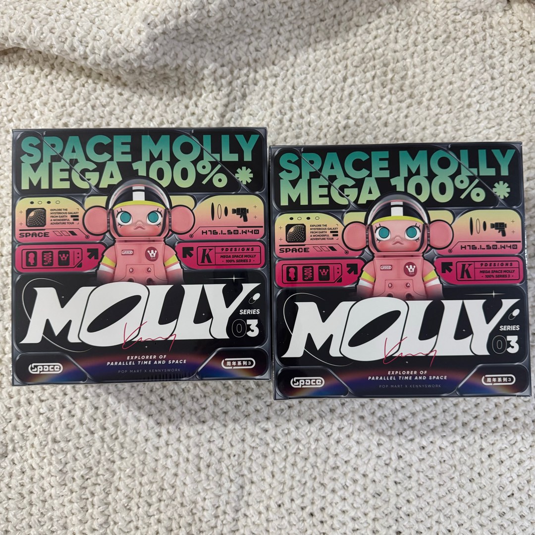 Space Molly 100% Version 3, Hobbies & Toys, Toys & Games on Carousell