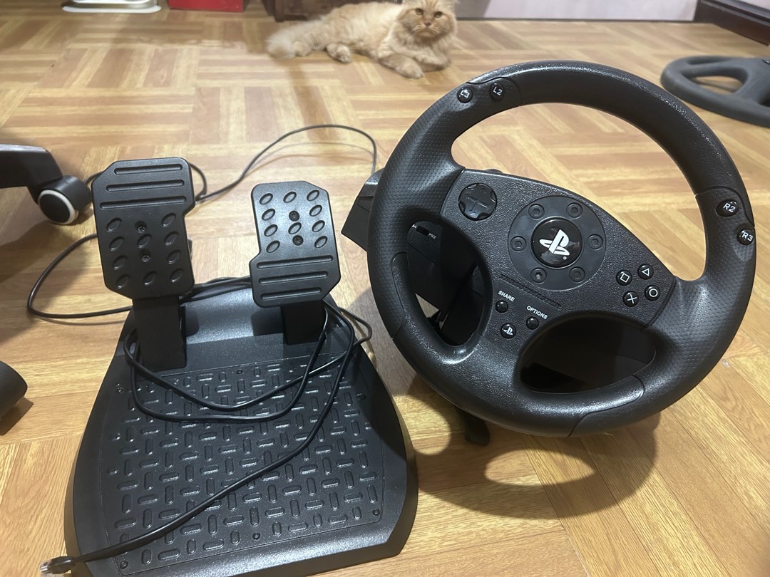 THRUSTMASTER T80 Racing Wheel and Pedals, Video Gaming, Gaming ...
