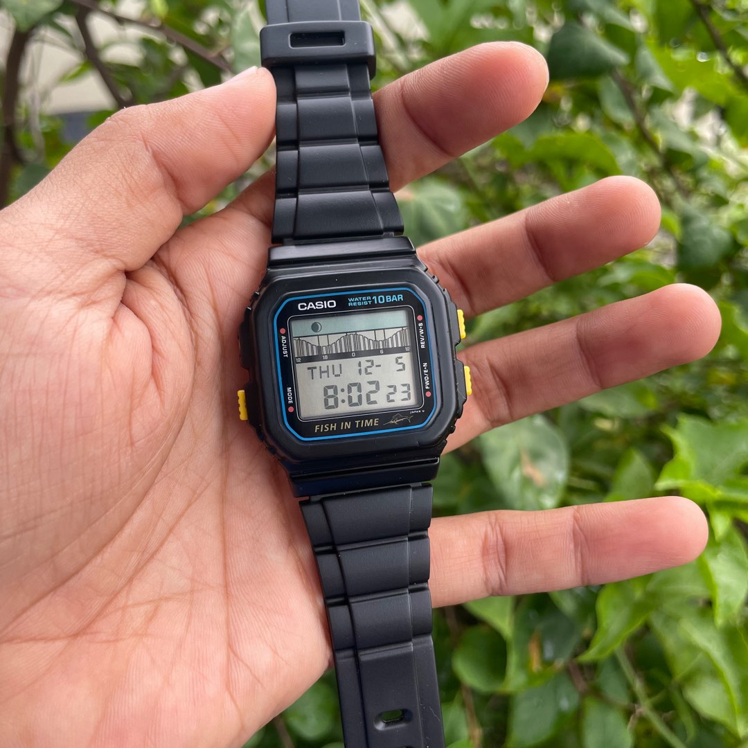 Vintage Casio Fish In Time, Men's Fashion, Watches & Accessories ...