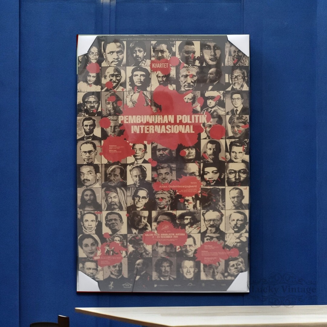 Vintage Rare Poster Pembenuhan Politik Internasional Galeri Foto ...