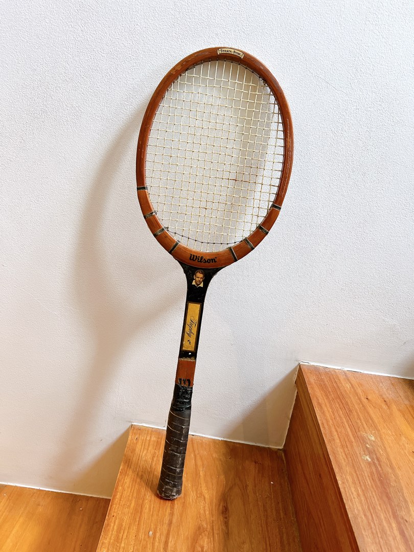 Vintage Wilson tennis racket, Sports Equipment, Sports & Games, Racket ...