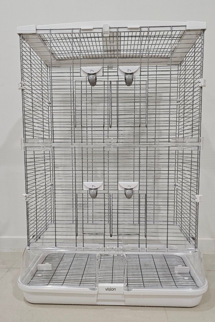 Vision bird cage M02 with Vision bird bath, Pet Supplies, Homes & Other ...