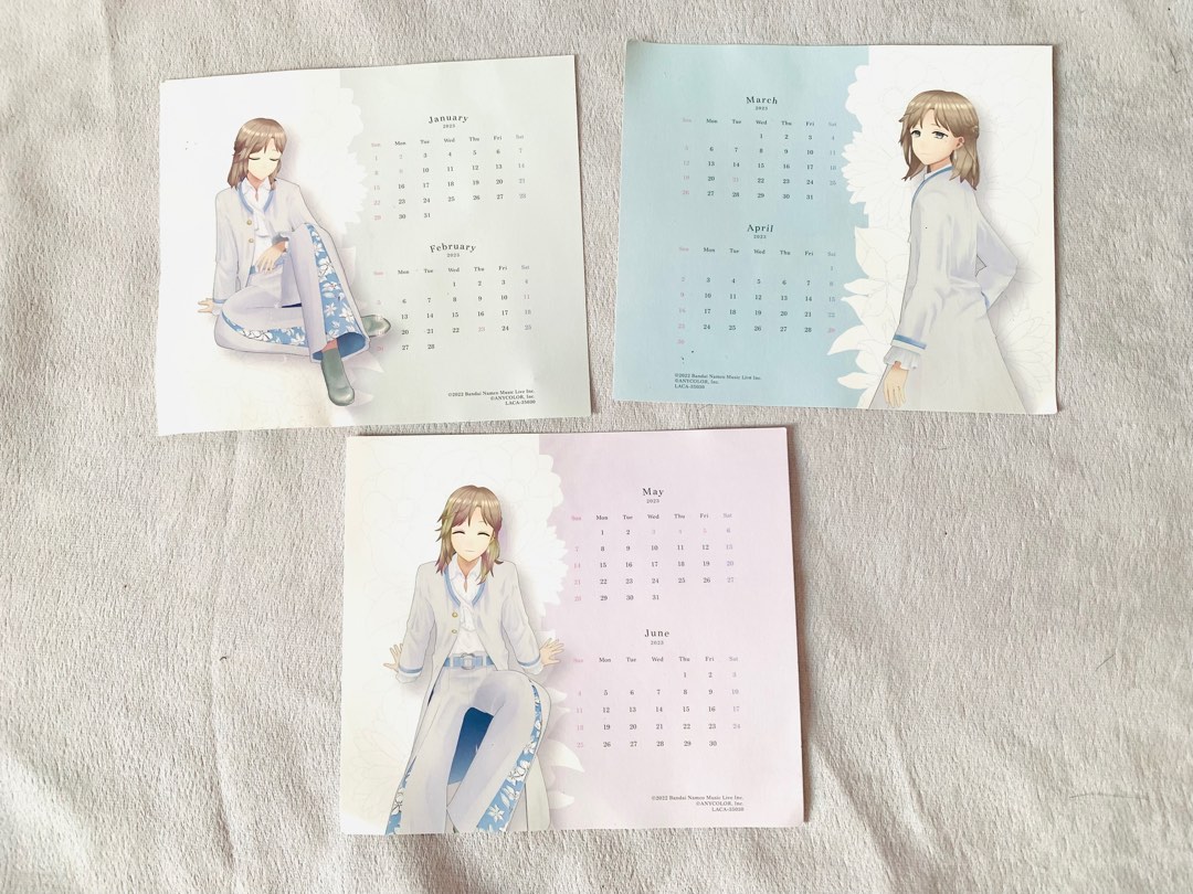Vtuber Kanae Calendar print set back to back nijisanji virtual youtuber ...