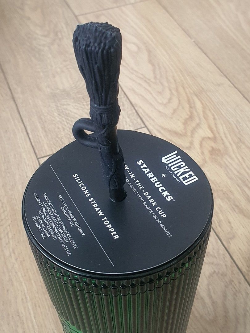 Wicked x Starbucks Elphaba Pleated Glow in the Dark, Furniture & Home ...