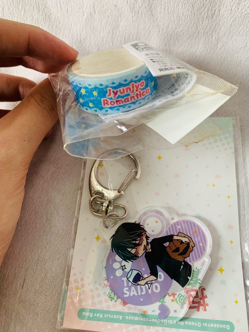 Yaoi BL merch set acrylic washi tape junjo romantica dakaichi anime ...