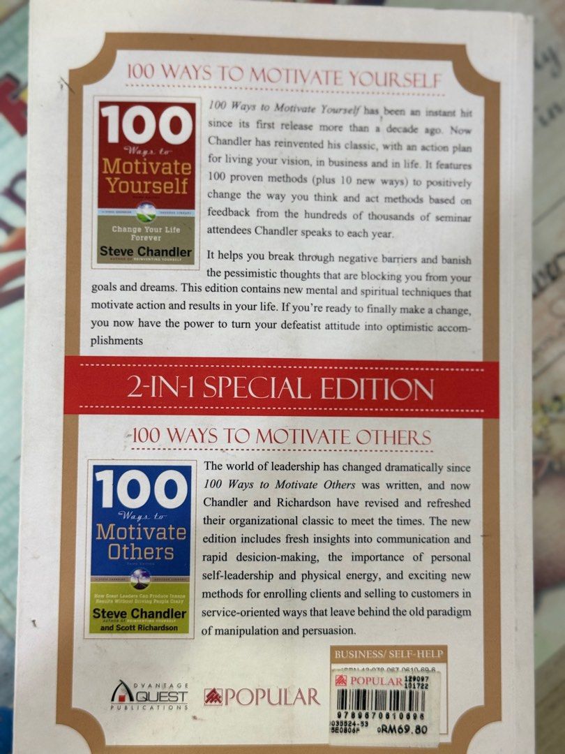 200 Ways To Motivate Yourself & Others(English) Motivational Book ...