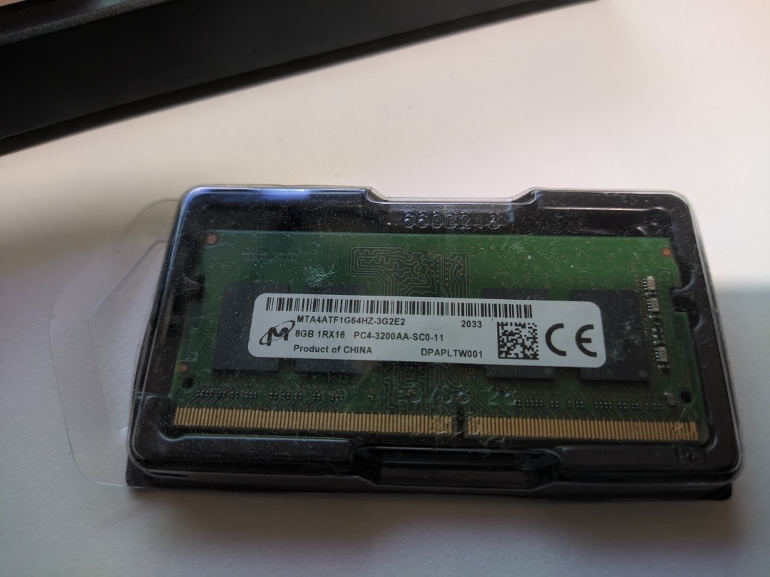 8GB Micron DDR4-3200 Laptop RAM, Computers & Tech, Parts & Accessories ...