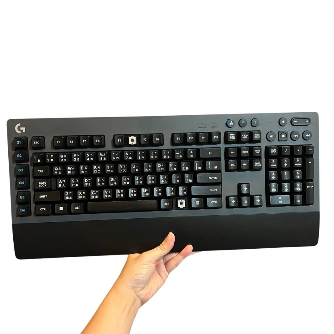 二手 瑞士 Logitech 羅技 G613 機械式遊戲鍵盤 新一代的無線鍵盤 專為需要機械式按鍵軸的高性能, 電腦及科技產品, 電腦周邊產品, 電腦鍵盤及相關產品在旋轉拍賣