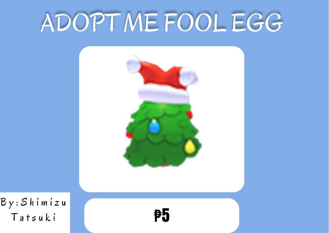 Adopt me Fool Egg, Video Gaming, Video Games, Others on Carousell