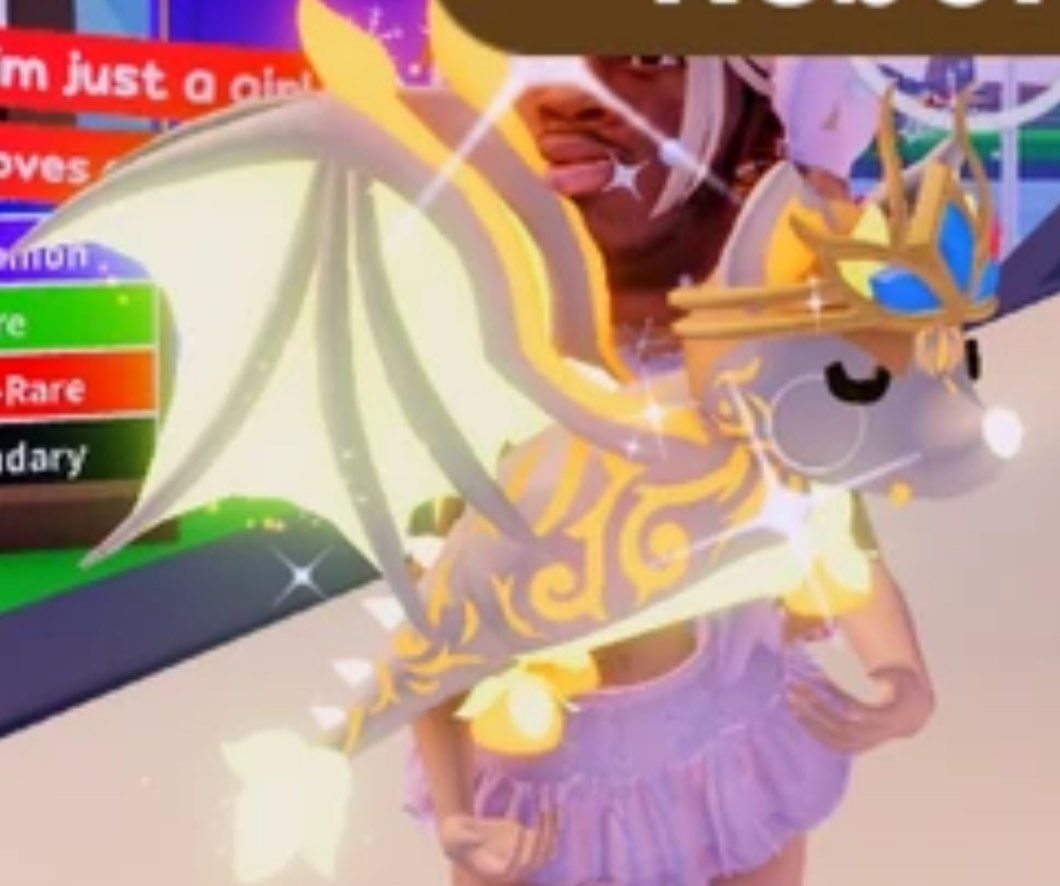 Adopt me Neon Fairy Bat Dragon, Video Gaming, Gaming Accessories, In ...