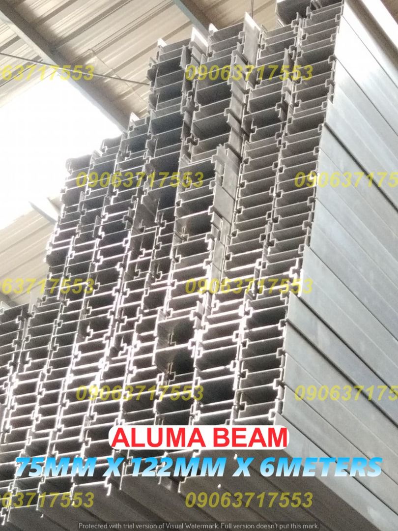 Aluma Beam 75mm x 122mm x 6meters "Real Price" Brand New Manufactured ...