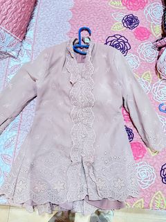 Minimalace Fleur Mother / Pastel Red, Women's Fashion, Muslimah Fashion ...