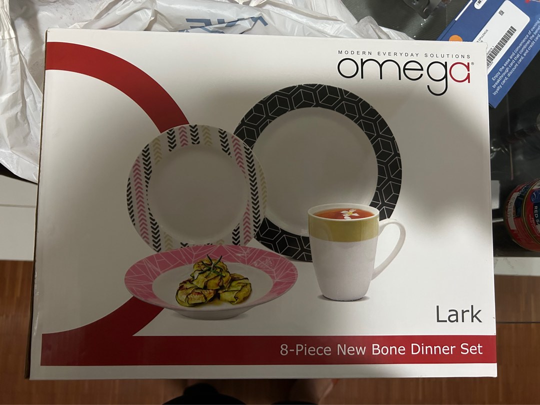 Brand New Omega 8-Piece Dinner Set, Furniture & Home Living ...
