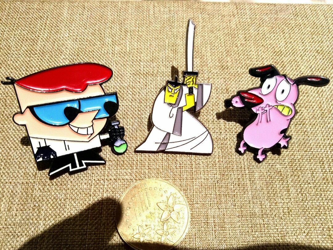 ( Price For Each ) Cartoon Network Dexter Laboratory Enamel Pin ...