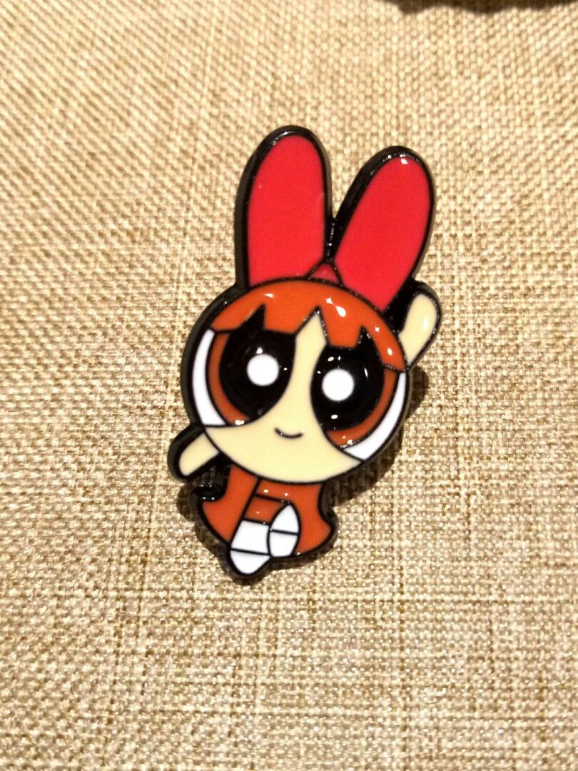 Cartoon Network Powerpuff Girls Enamel Pin PPG, Women's Fashion ...