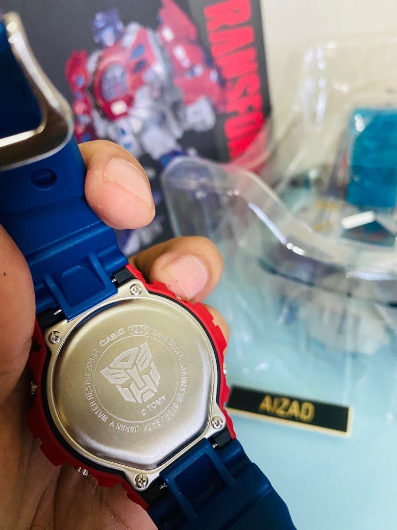 Casio G-Shock x Transformers DW-6900TF-SET 35th Anniversary Limited ...