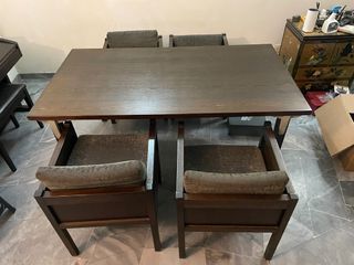 VINTAGE "RARE" DINING TABLE MERBAU WOOD EXTRA LARGE SOLID & HEAVY ...