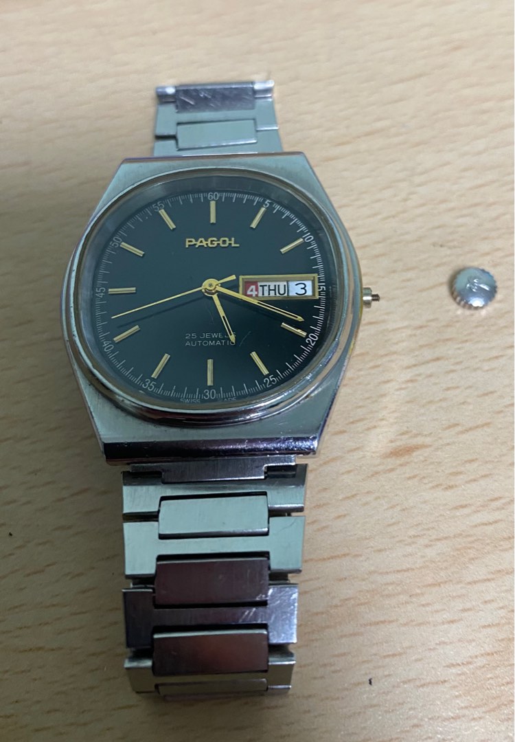Clearance sales- Pagol automatic watch as in pictures, Men's Fashion ...