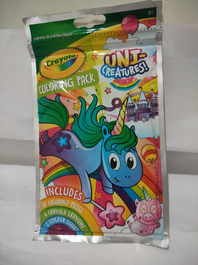 Crayola Coloring Pack Set Mewarnai Segel, Buku & Alat Tulis, Alat Tulis ...