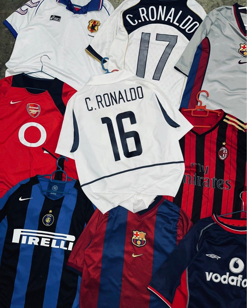 cristiano ronaldo portugal away kit retro vintage jersey ( rare ), Men ...