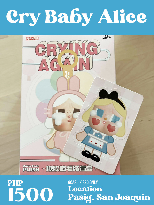 Cry Baby Alice Plushie Pendant, Hobbies & Toys, Toys & Games on Carousell