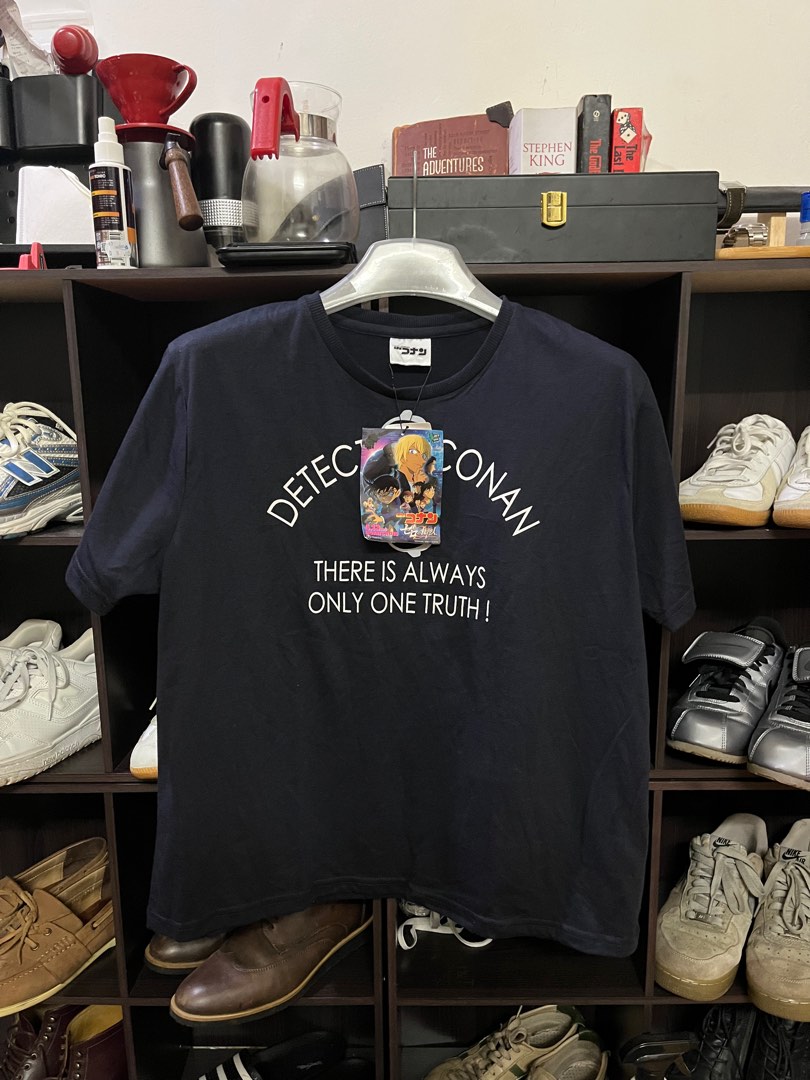 Detective Conan Boxy Tee NOS Official Merch, Men's Fashion, Tops & Sets ...