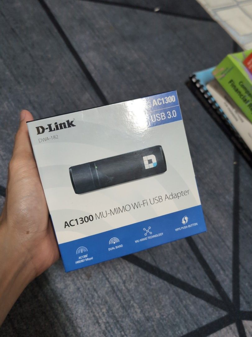 Dlink AC1300 wifi usb adapter, Computers & Tech, Parts & Accessories ...