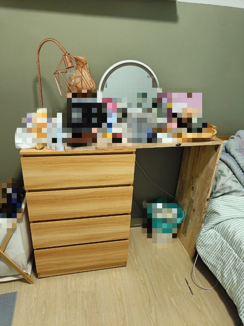 Dresser table Sideboard drawer table top bedroom table make up table ...