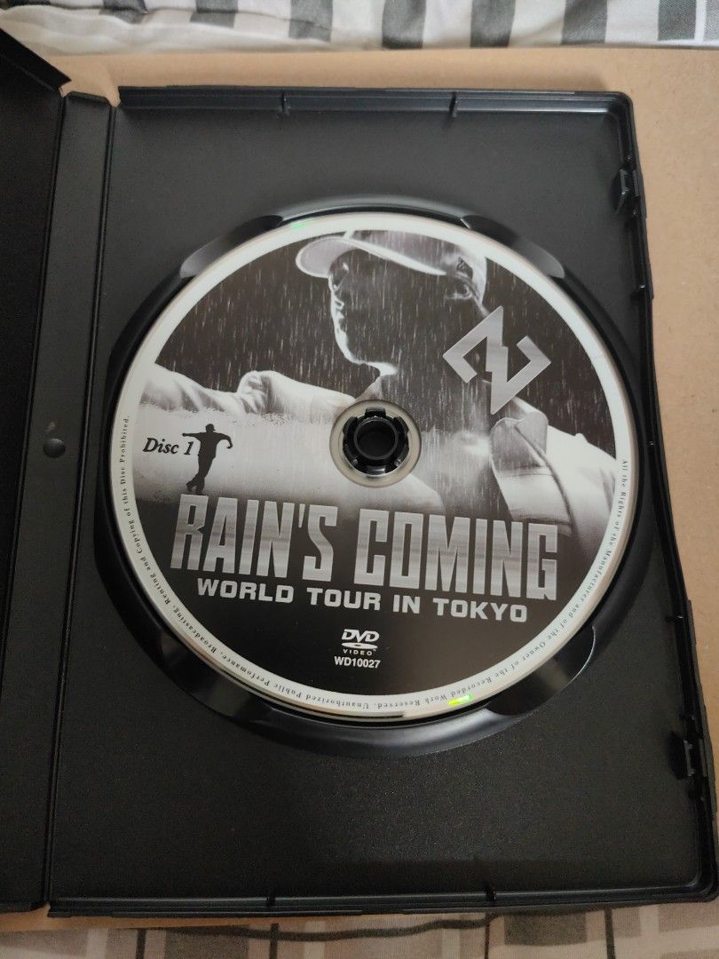 [DVD] Rain's Coming World Tour In Tokyo, Hobbies & Toys, Music & Media, CDs & DVDs on Carousell