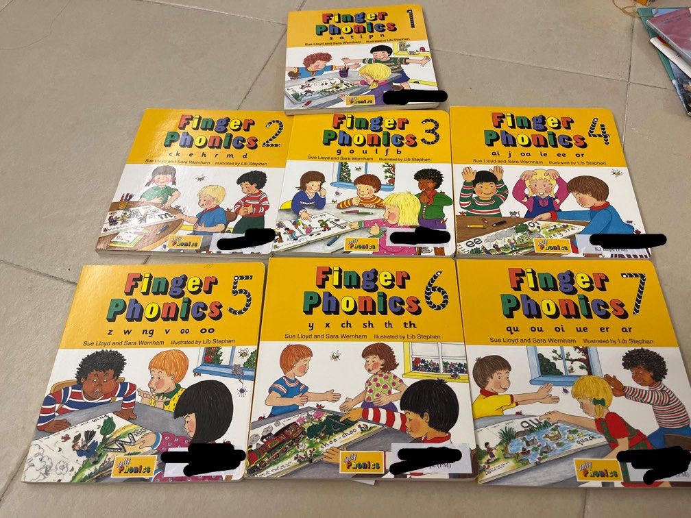 Jolly phonics Finger phonics, 興趣及遊戲, 書本 & 文具, 教科書 - Carousell