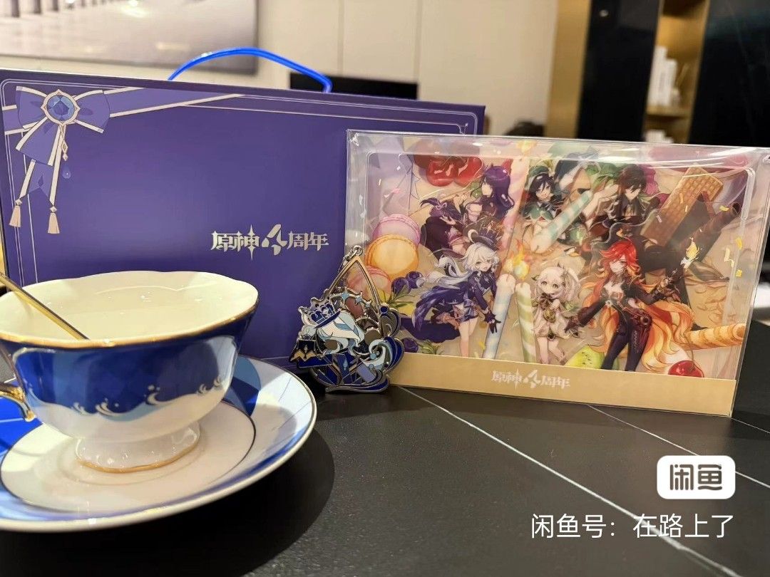 Genshin Impact 4th Anniversary Furina Tea Set, Hobbies & Toys ...