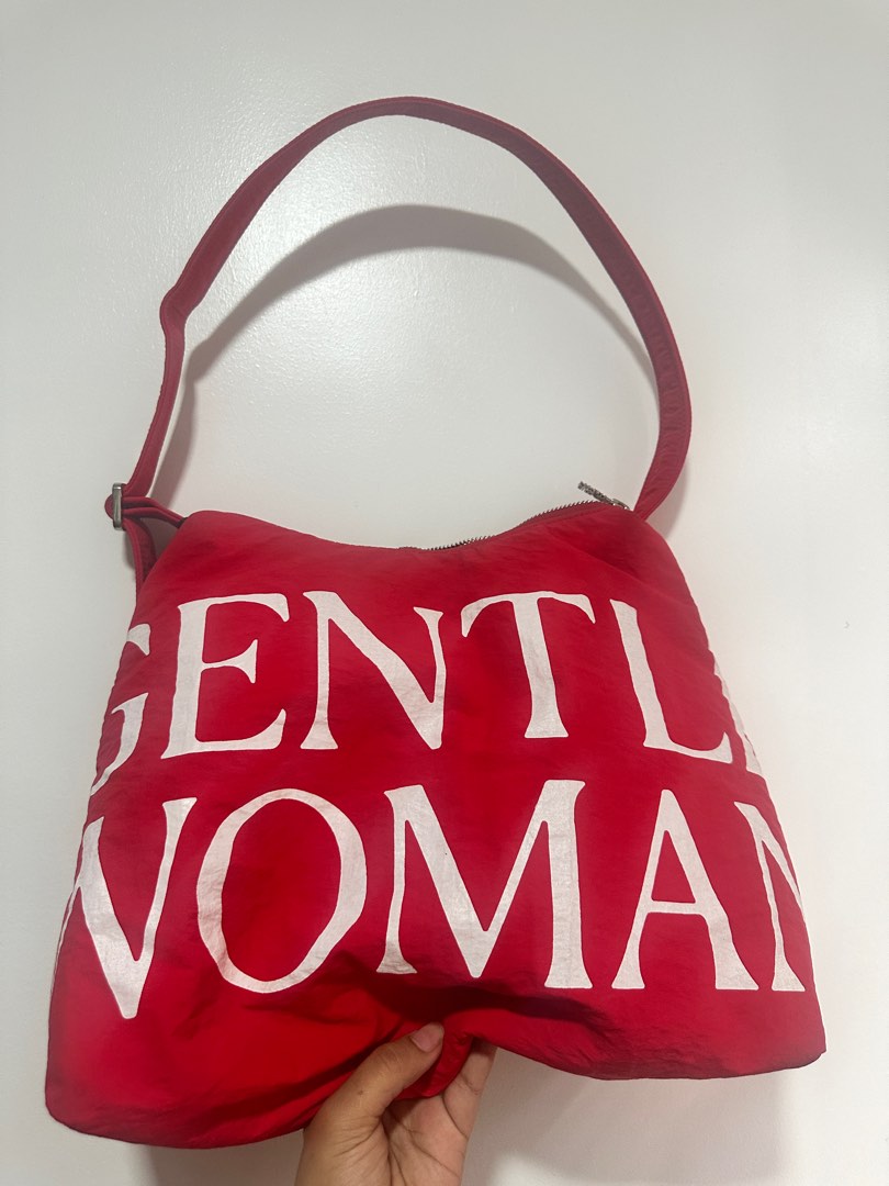 Gentlewoman GW Buckle Hobo bag Red, Luxury, Bags & Wallets on Carousell