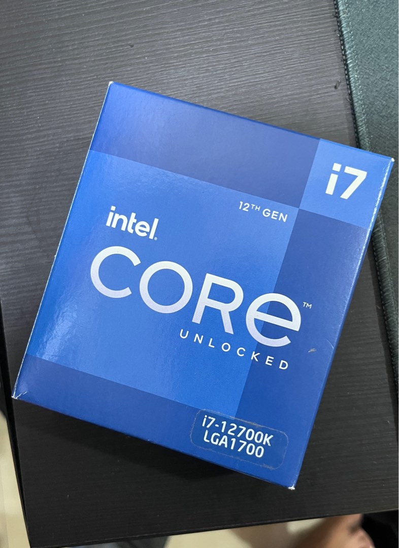 Intel 12th gen i7 12700K processor CPU, Computers & Tech, Desktops on ...