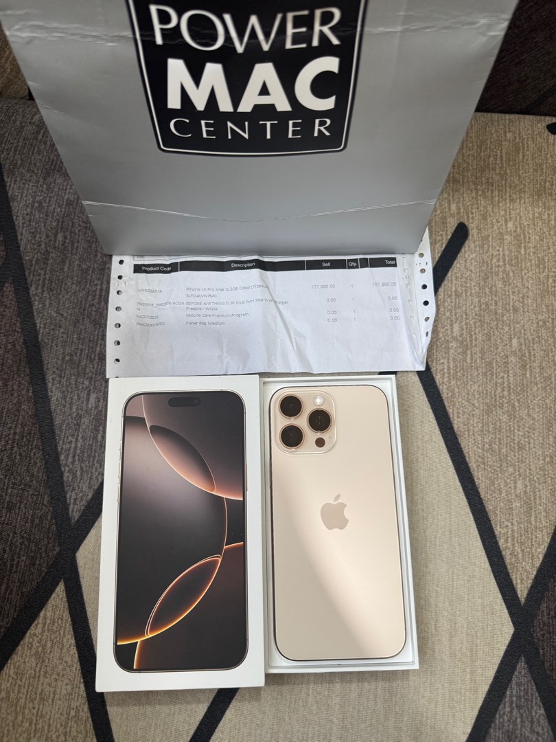 Iphone 16 promax 512gb desert titanium, Mobile Phones & Gadgets, Mobile ...