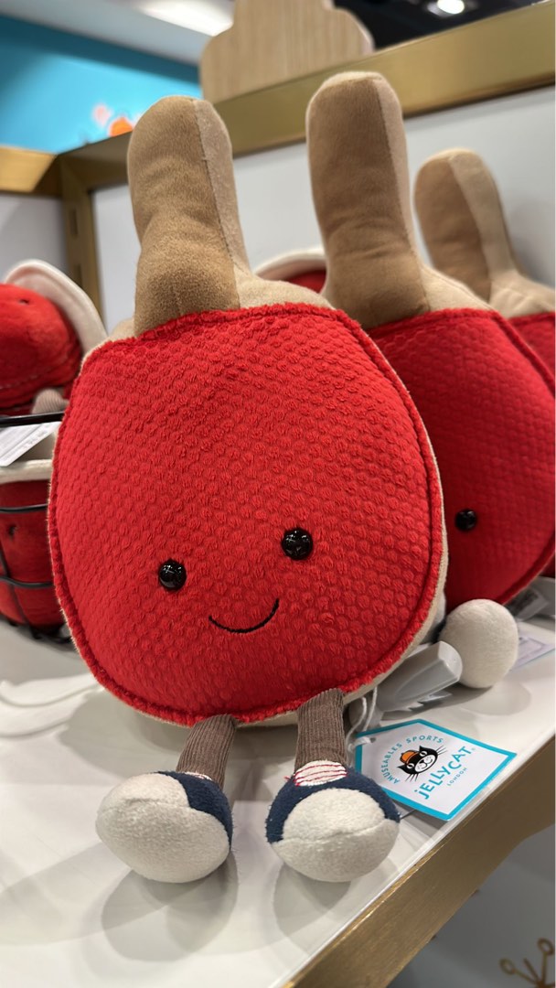 Jellycat Amuseables sports table tennis, 興趣及遊戲, 玩具 & 遊戲類 - Carousell