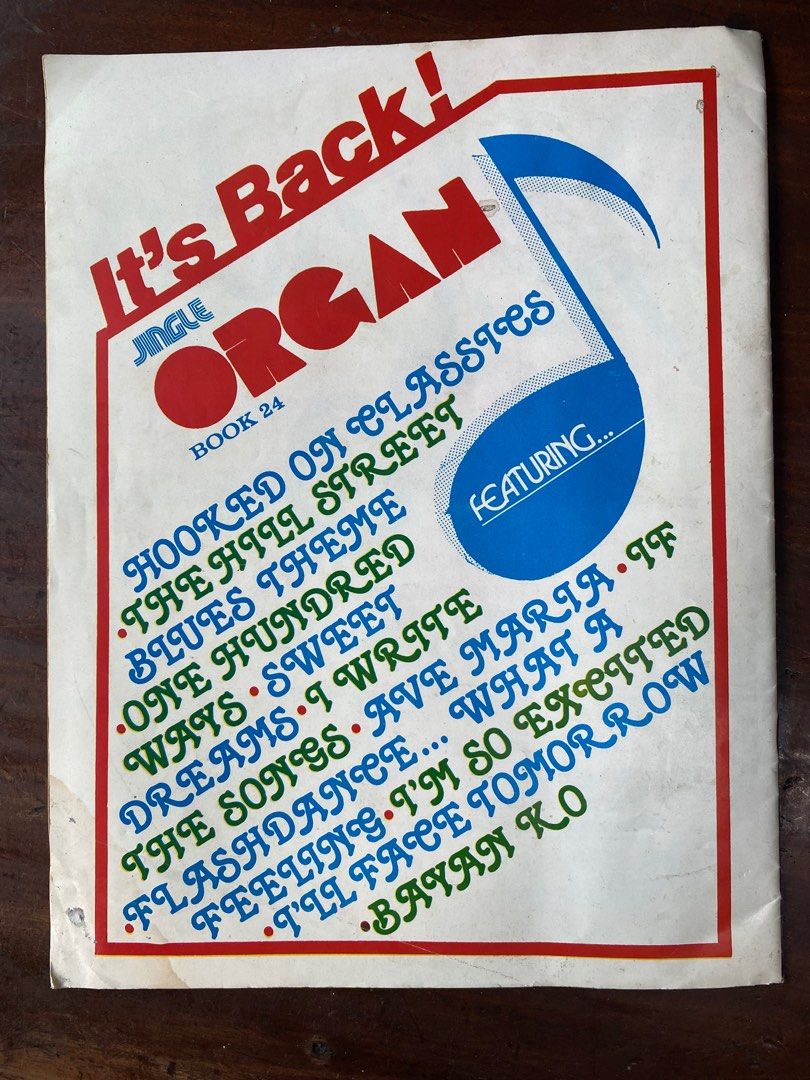 Jingle Keys Piano Chordbook Vintage Magazine Michael Jackson Beat It ...