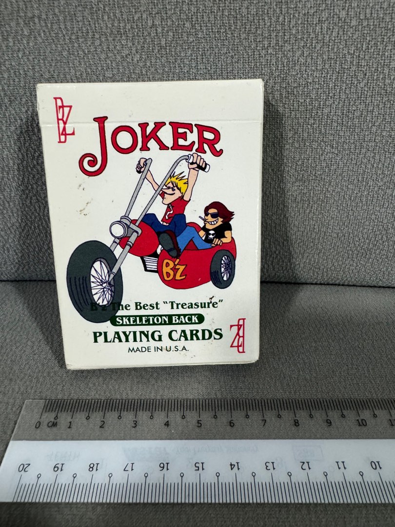 JOKER Bz The Best "Treasure" SKELETON BACK PLAYING CARDS, Hobbies ...