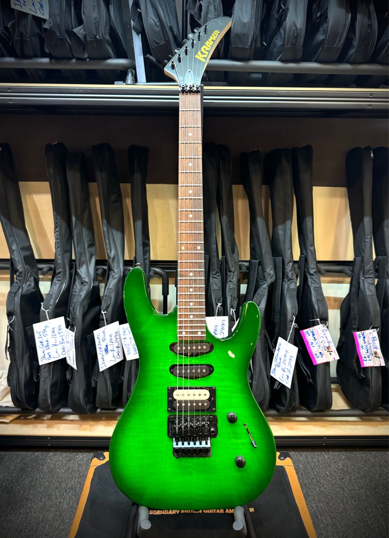Kramer Striker Figured HSS Electric Guitar, Floyd Rose - Wild Ivy ...