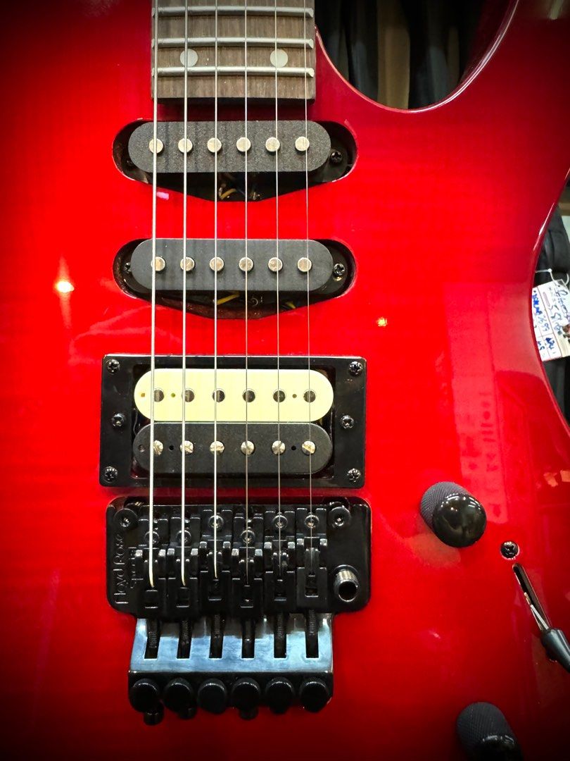 Kramer Striker Figured HSS Electric Guitar, Floyd Rose - Transparent ...