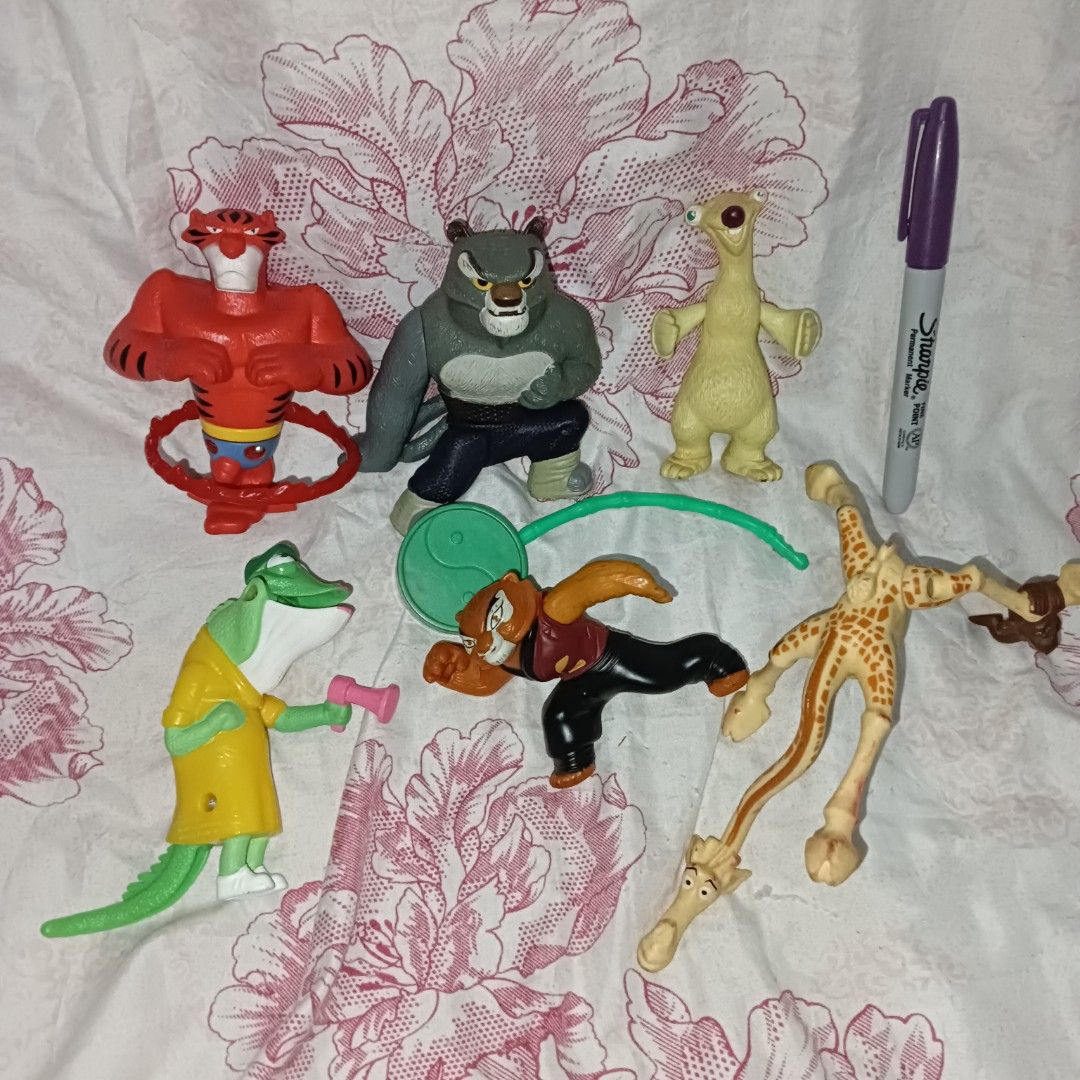 Kung fu panda, madagascar, Ice Age toys set, Hobbies & Toys, Toys ...