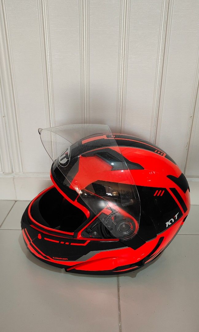 KYT Helmet Convair Modular Helmet, Motorcycles, Motorcycle Accessories ...