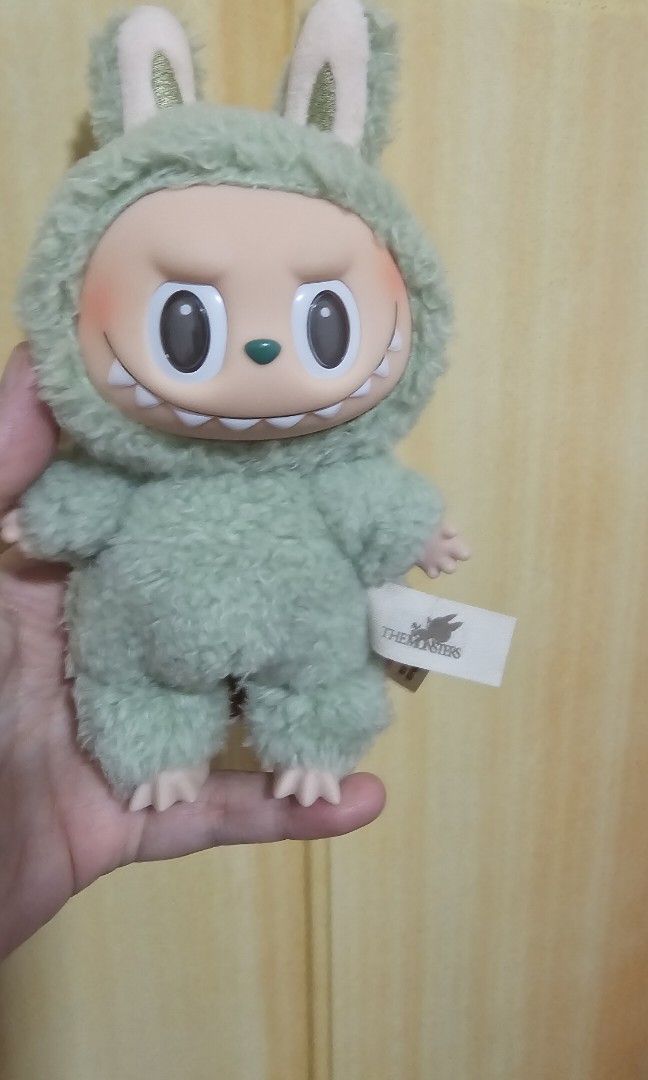 Labubu v1 green grape, Hobbies & Toys, Toys & Games on Carousell