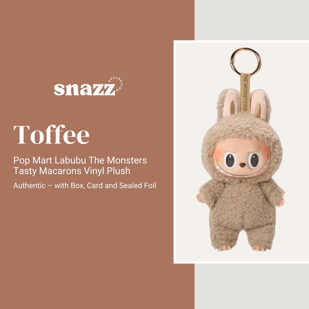 Labubu v1 Toffee, Hobbies & Toys, Toys & Games on Carousell