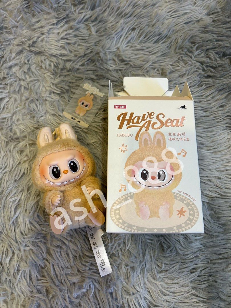 Labubu V2 BABA Have a seat, Hobbies & Toys, Toys & Games on Carousell