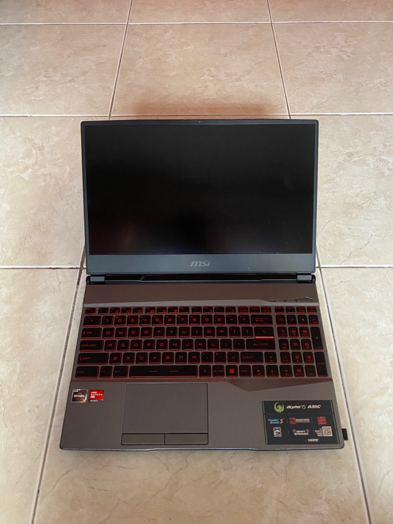 Laptop gaming MSI Alpha 15 A3DC, Computers & Tech, Laptops & Notebooks ...