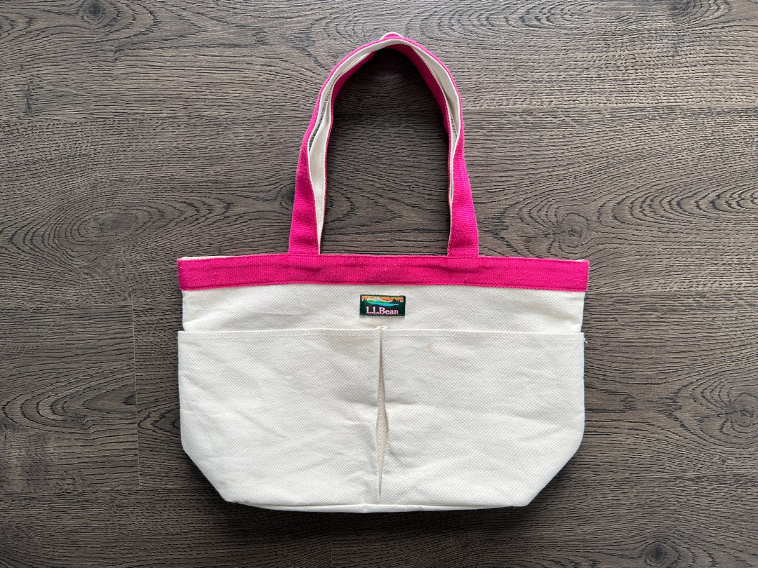 LL Bean Canvas Tote Bag, Women's Fashion, Bags & Wallets, Tote Bags on ...