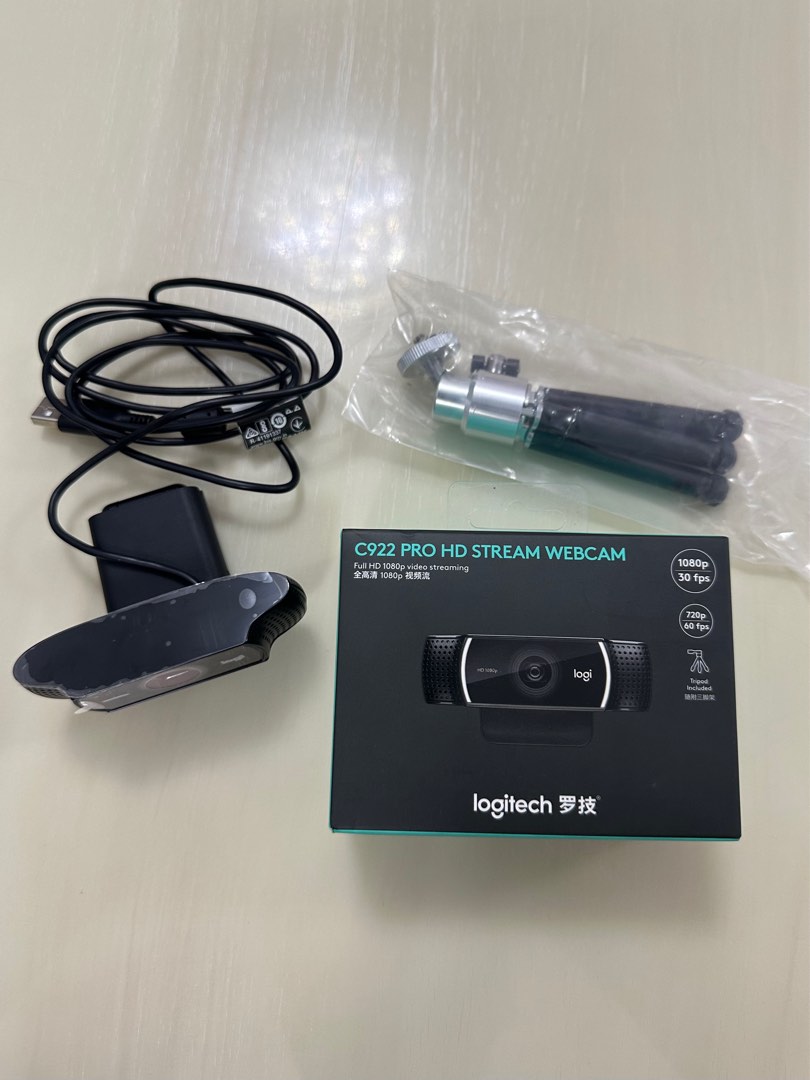 Logitech C922 Pro Stream HD Webcam, Computers & Tech, Parts ...