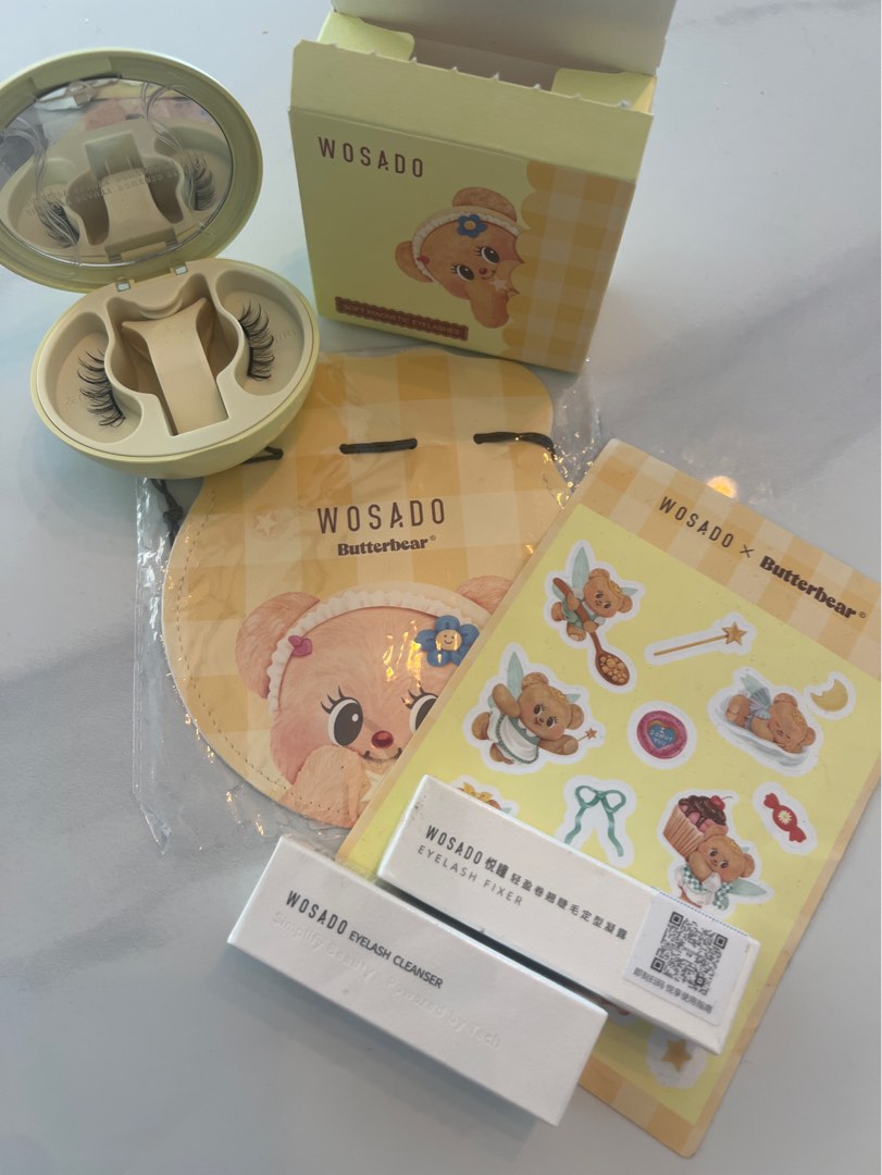 Magnetic Eyelashes - Limited Edition Butterbear by WOSADO, Beauty ...